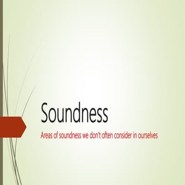 Soundness | PPT