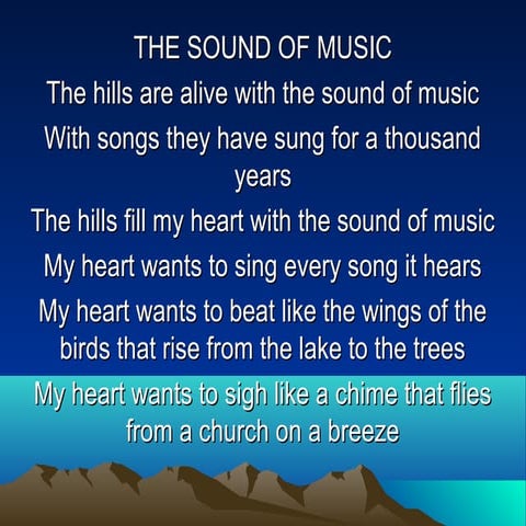 The Sound of Music | PPT