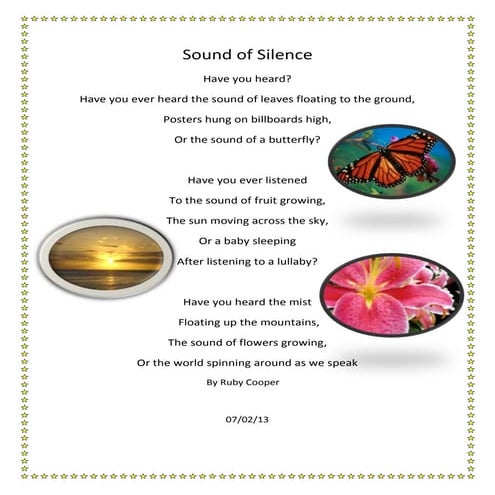 Sound of Silence by Ruby | PDF