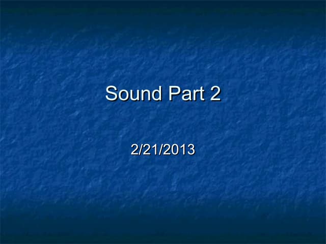 noise and its properties 2.pptx community me | PPTX