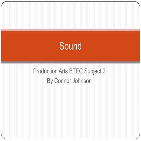Sound powerpoint | PPTX