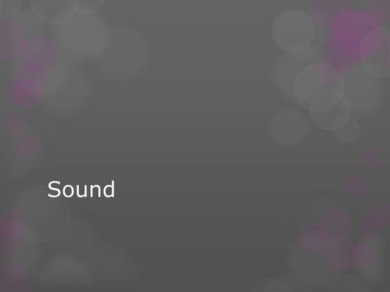 Sound | PPT