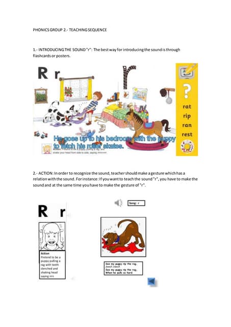 Phonics group 1. sound p | PDF