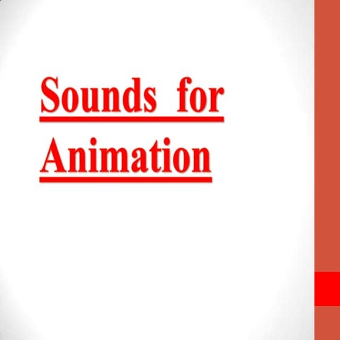 Sounds | PPT | Free Download