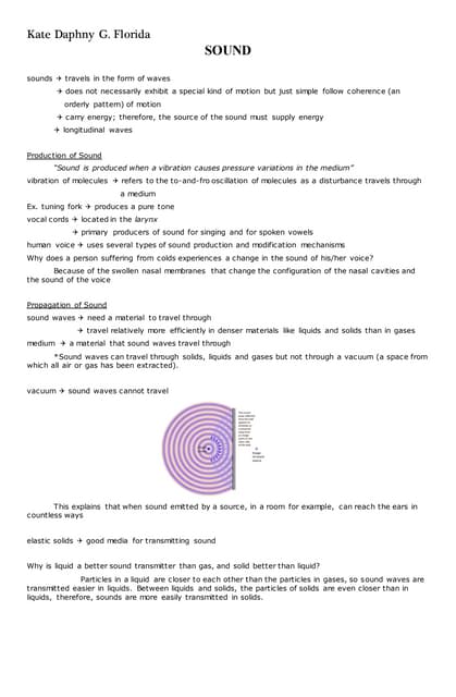 Basic theory of sound | PPT | Musical Instruments | Hobbies & Interests