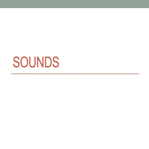 Sounds | PPTX