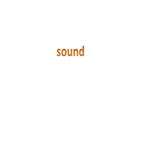 Sound | PPTX