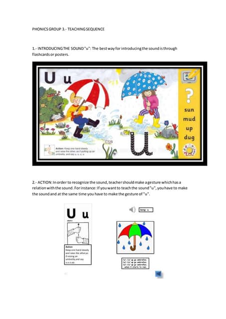 Phonics group 1. sound i | PDF