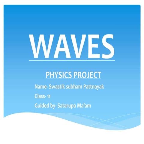 Sound waves | PPTX