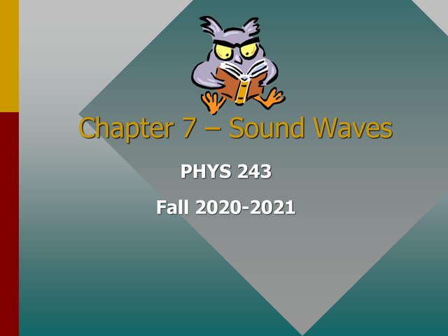 Waves and Sound | PPT