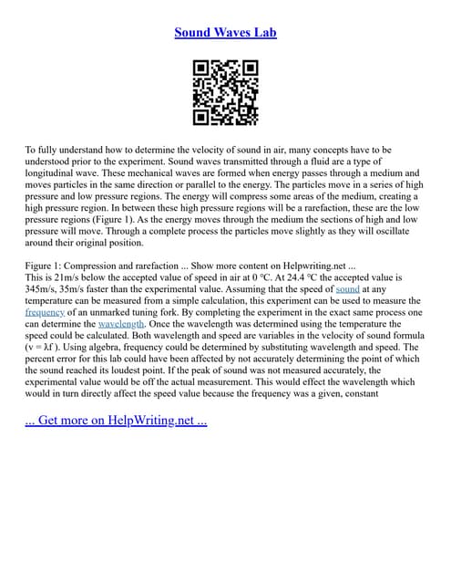 Waves and Sound | PPT