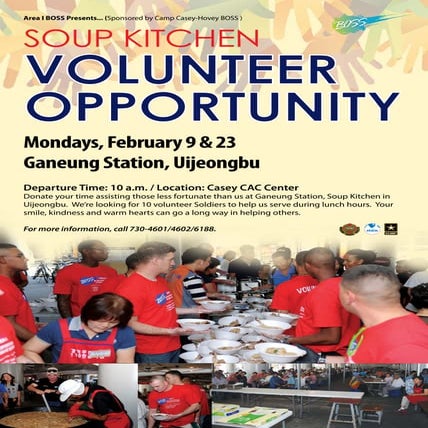 Soup Kitchen Volunteer Poster | PDF
