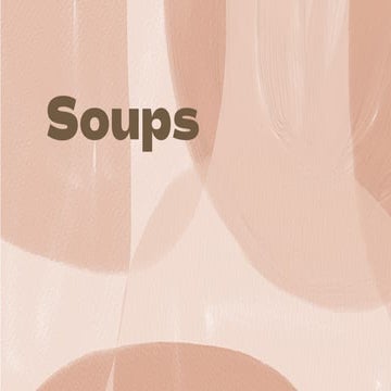 Classification of soup | PPTX