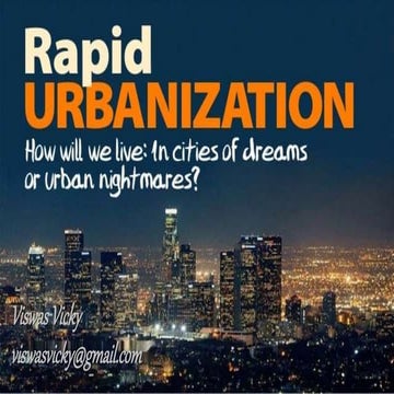 Rapid Urbanization | PPTX