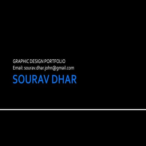Sourav Dhar Graphics Showreel | PPTX