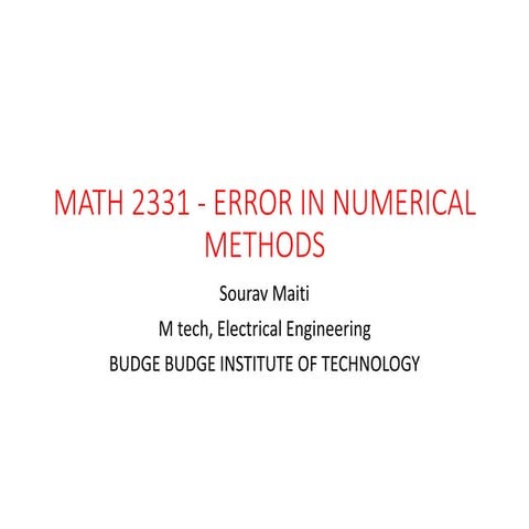 Error in Numerical method Mtech.pptx