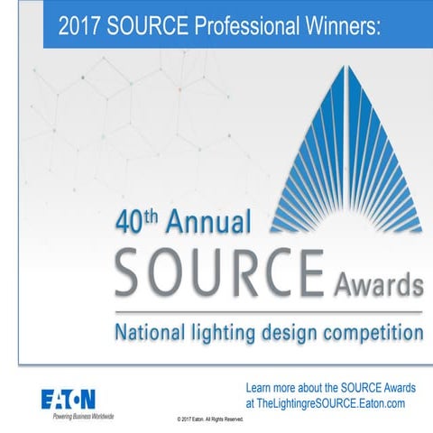 40th Annual Source Awards Winners - Professional Category | PPTX