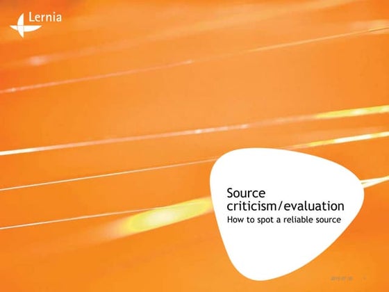 External and internal criticisms | PPTX