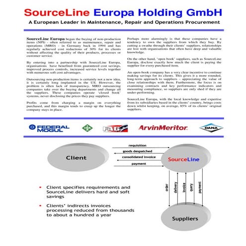 Source Line Europa Brochure | PDF