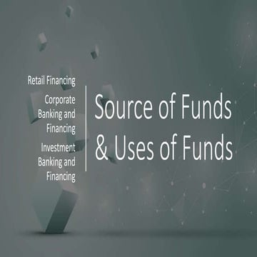 Source of funds & uses of funds chapter 3 (ibf4043) | PPTX