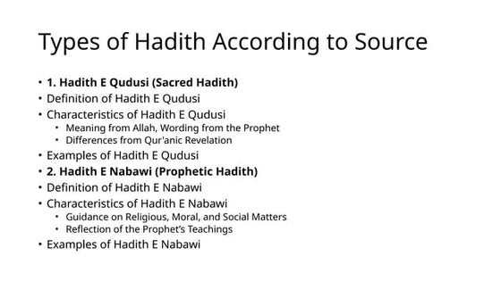 Classification of Hadiths for Cambridge Students.pptx
