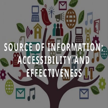 source of information. english 10 week 4-5 | PPTX