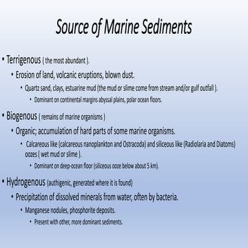 source of sediments.pptx | Geology | Science