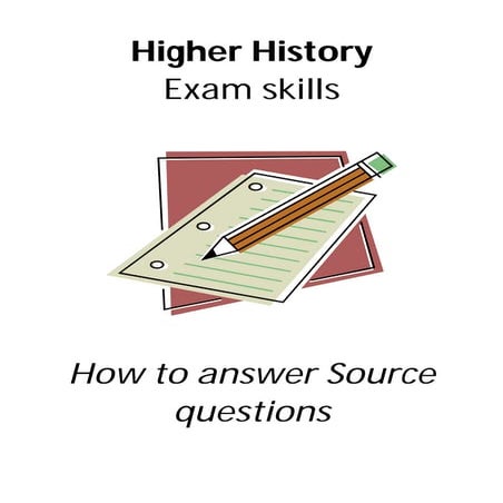 Source questions instructions booklet | PDF