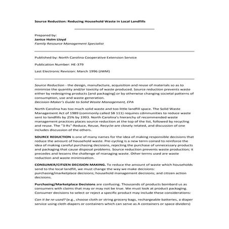 Source reduction | DOCX