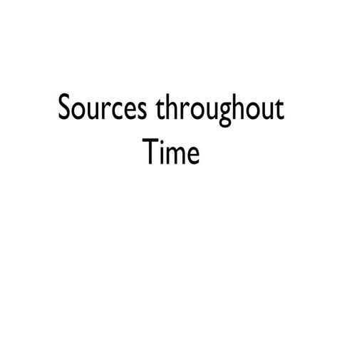 Sources | PPT