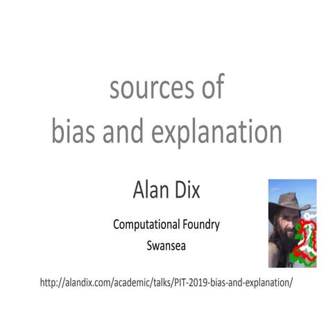 Sources of Bias and Explanation | PPTX