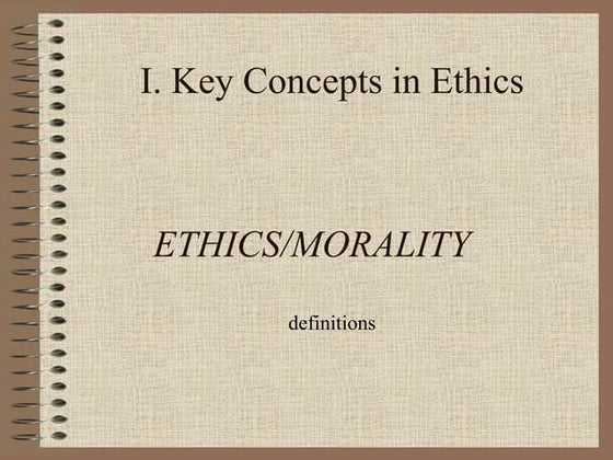 Ethics- Chapter 2 moral agent of morality | PPTX