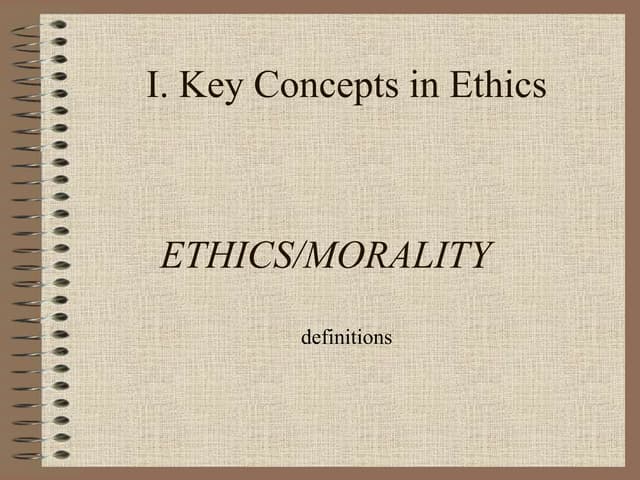 Ethics- Chapter 2 moral agent of morality | PPTX