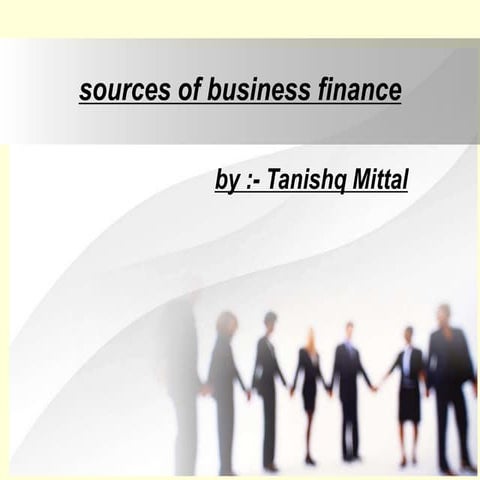 sources of business finance.ppt