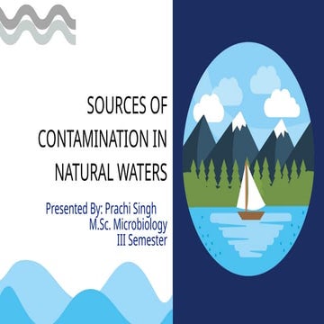 SOURCES OF CONTAMINATION IN NATURAL WATERS.pptx