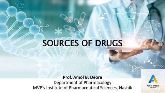 Sources of drugs | PPT