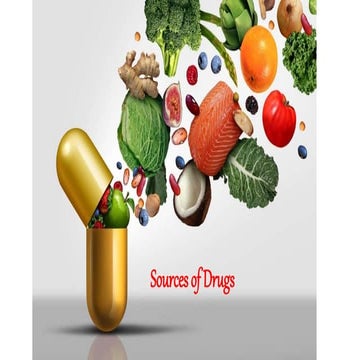 Sources of drugs | PPT