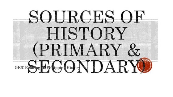 CONTENT AND CONTEXTUAL ANALYSIS OF SELECTED PRIMARY SOURCES.pptx