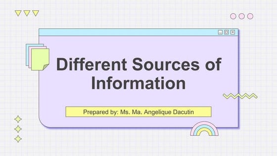 How is Information Categorized | PPT