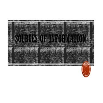 SOURCES OF INFORMATION in library .pptx