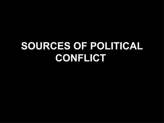 Political Conflict | PPTX