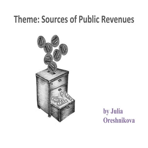 Sources Of Public Revenues | PPT