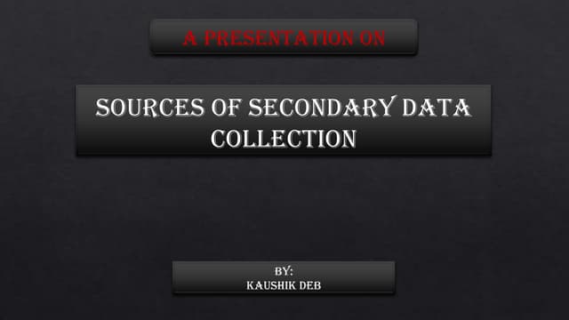 Data processing, editing and coding | PPTX