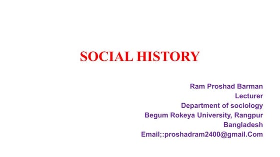 5 branches of social studies | PPT
