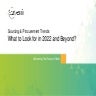 Sourcing and Procurement Trends 2022 | PPTX
