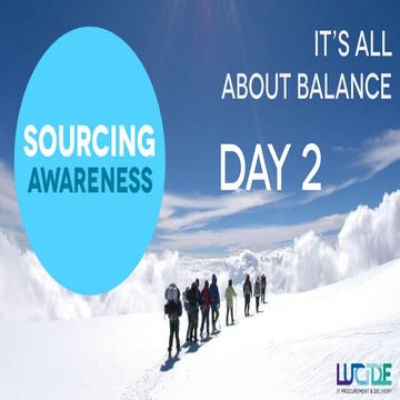 Sourcing awareness day 2 | PDF | Business Operations | Business