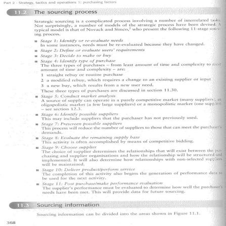 Sourcing process | PDF