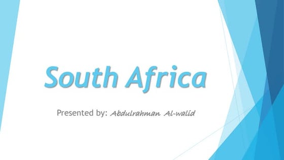 South africa power point | PPTX