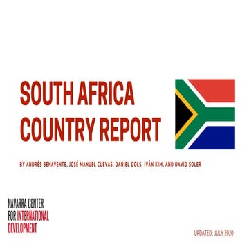 South Africa Country Report 2020 | PDF