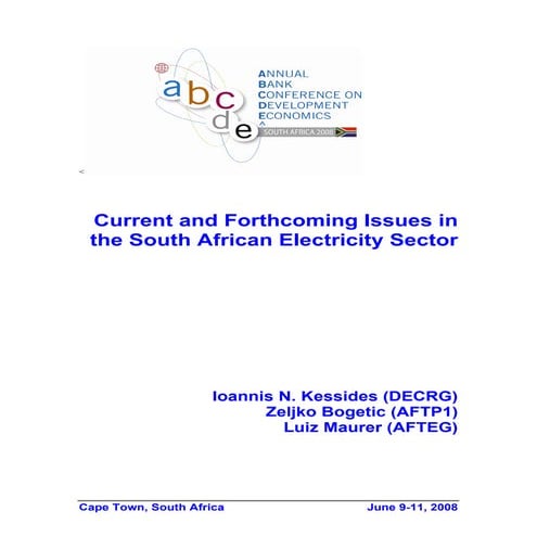 South African Electricity Sector | PDF